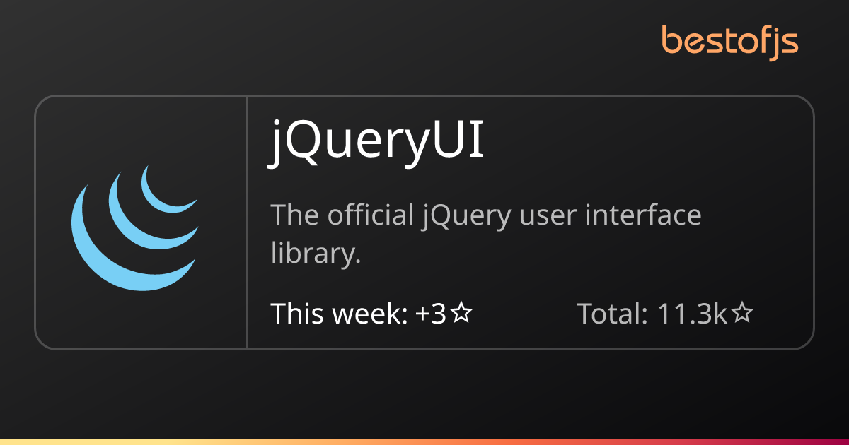 Best of JS • jQueryUI