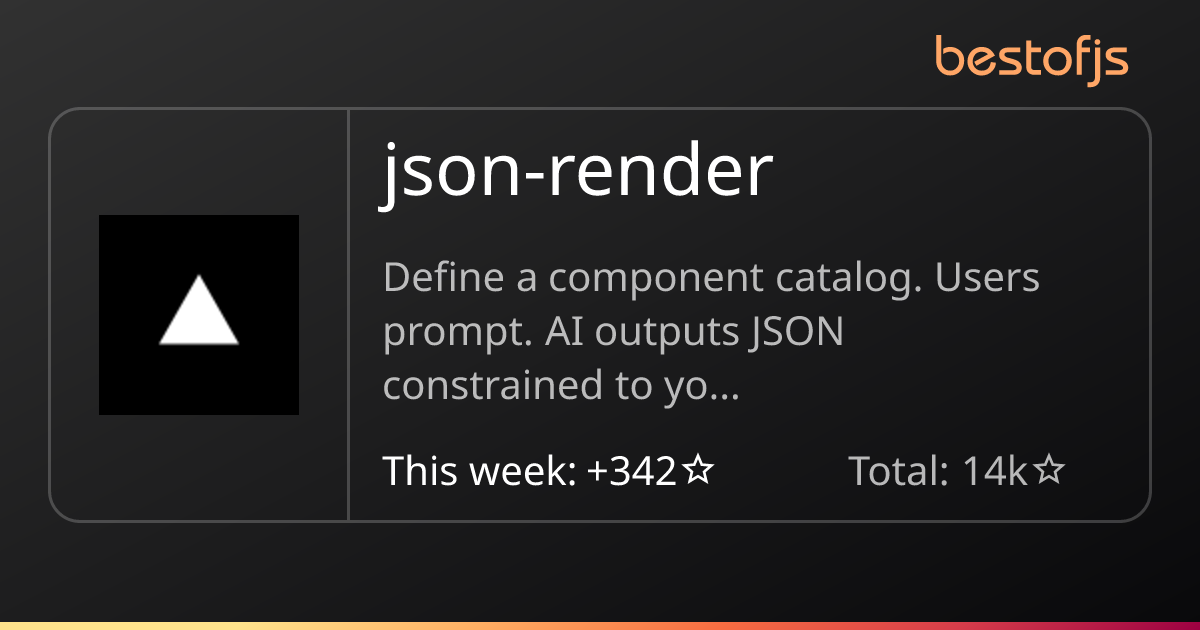 Best of JS • json-render