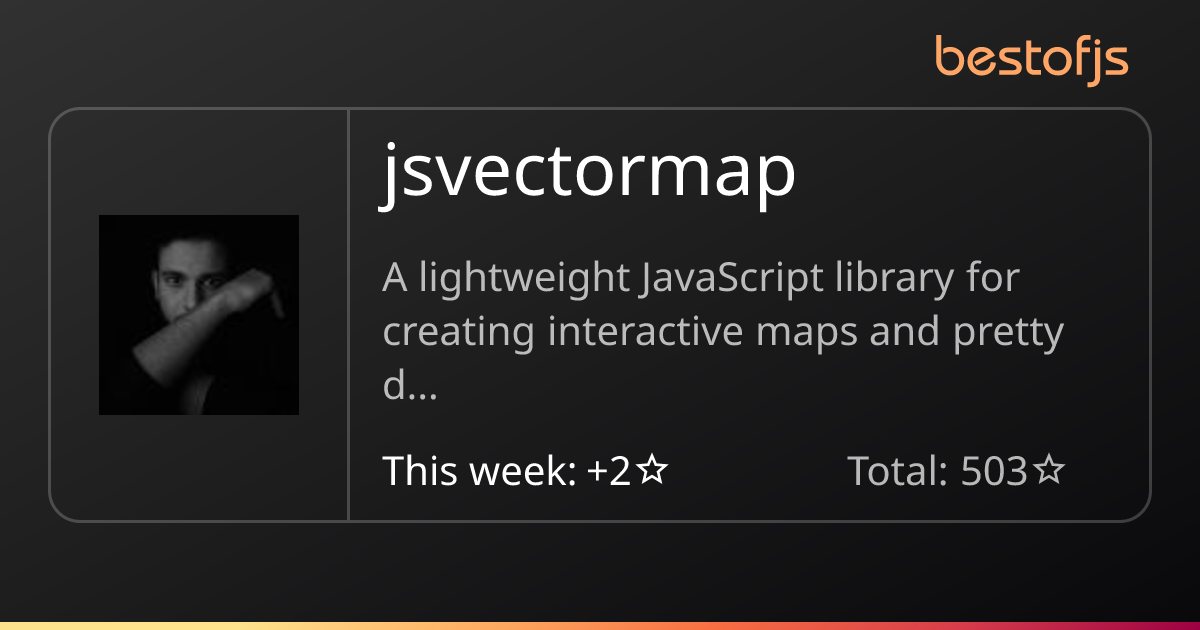 Best of JS • jsvectormap