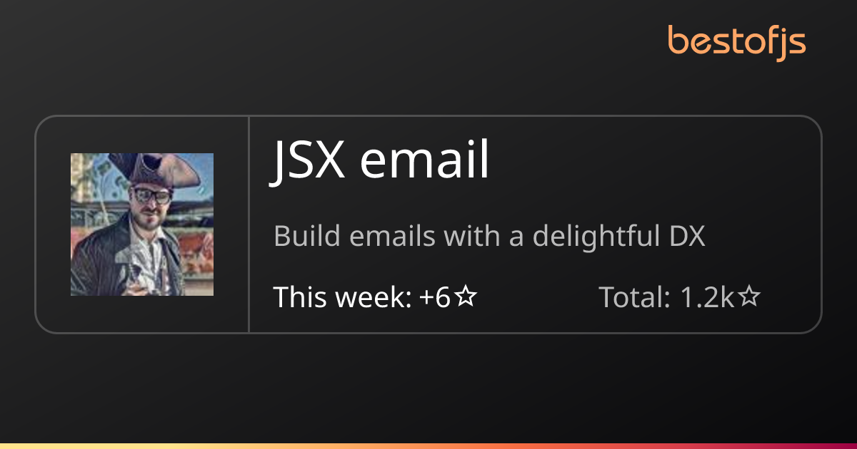 Best of JS • JSX email