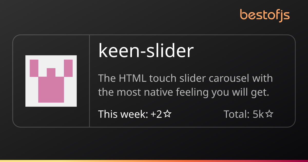 Best of JS • keen-slider