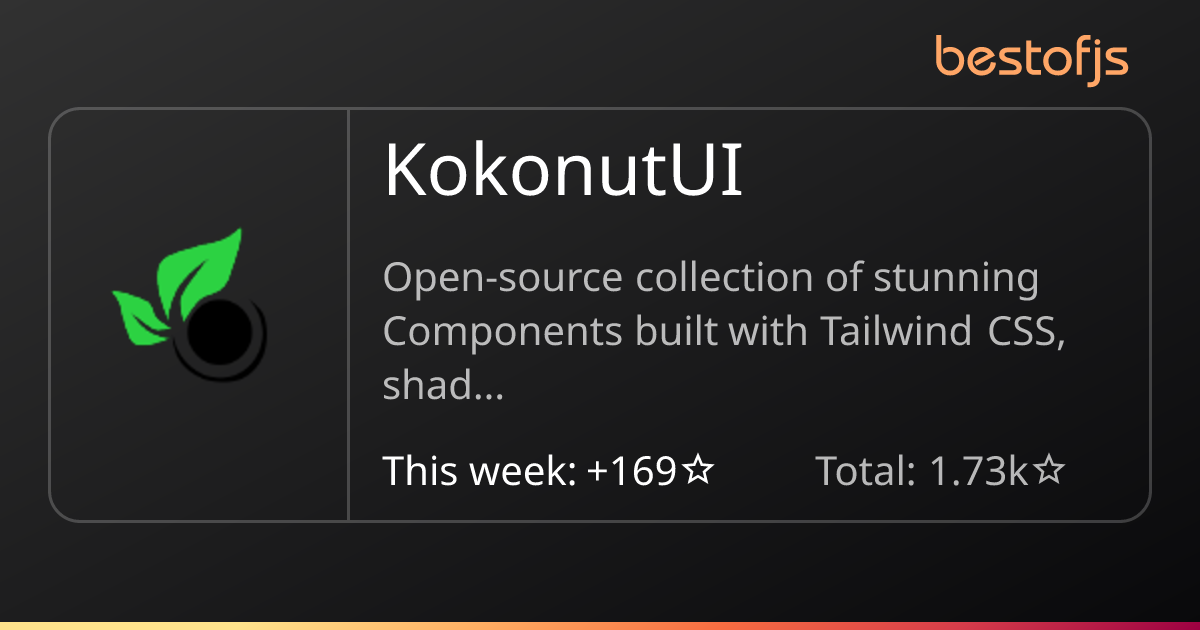 Best of JS • KokonutUI