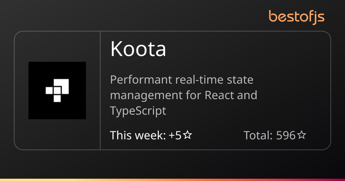 Best of JS • Koota