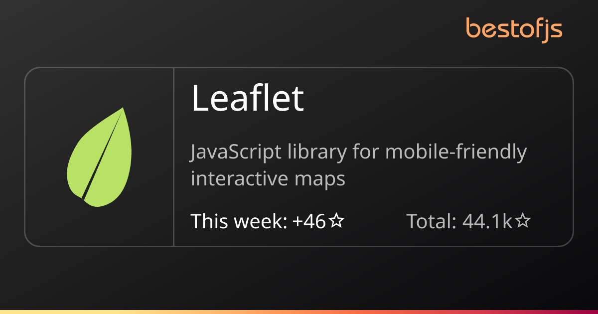 Best of JS • Leaflet