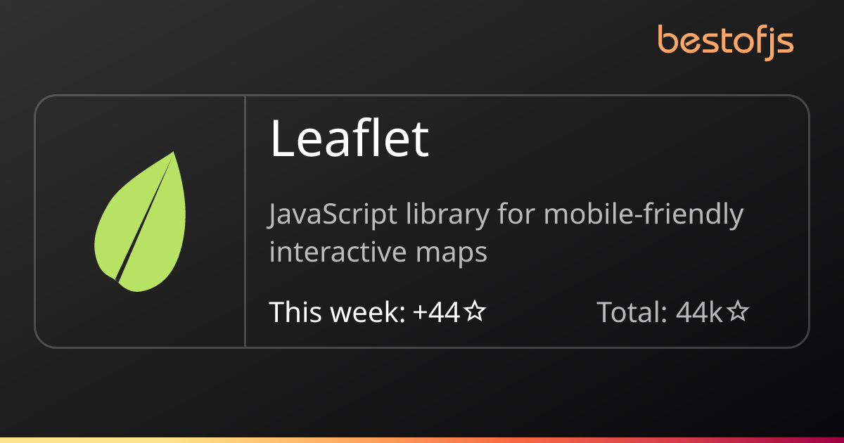 Best of JS • Leaflet