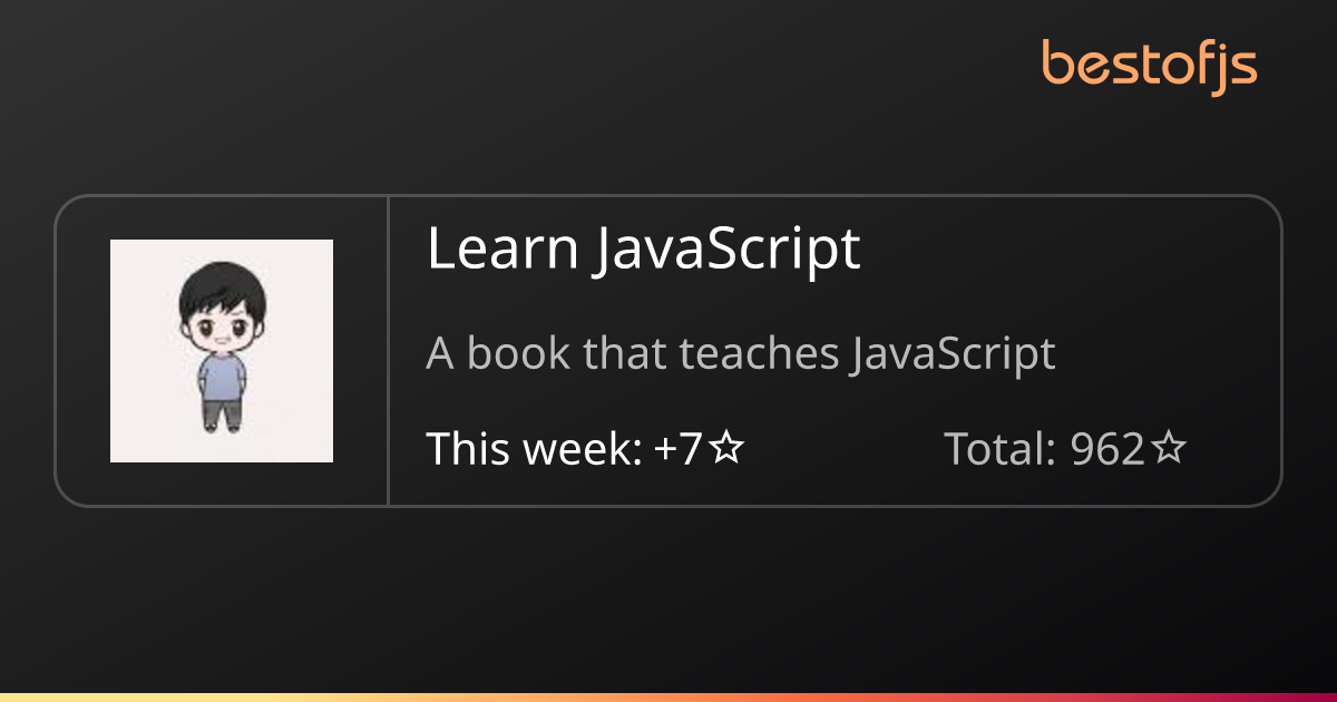 Best of JS • Learn JavaScript Best of JS • Learn JavaScript