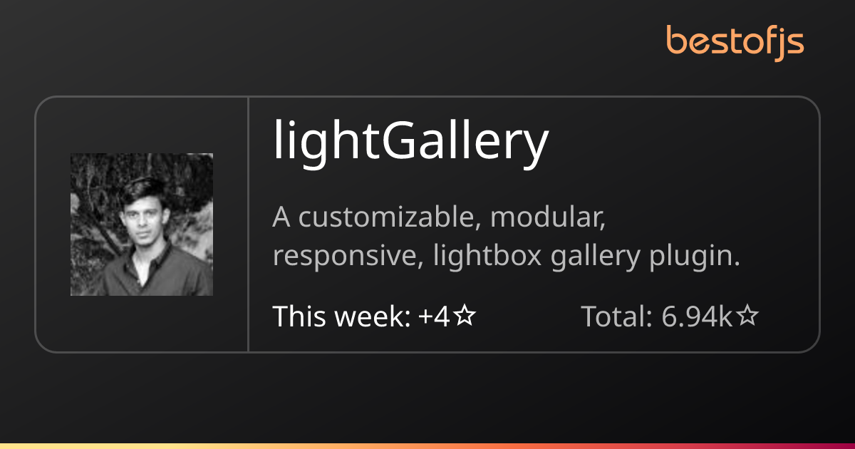 Best of JS • lightGallery