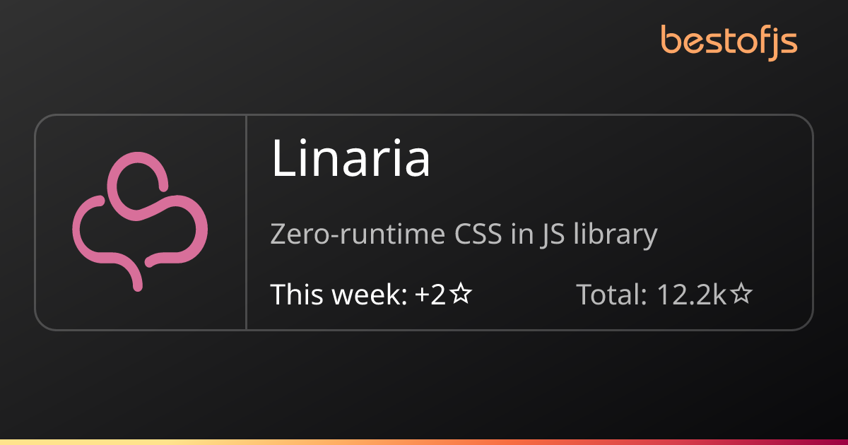 Best of JS • Linaria