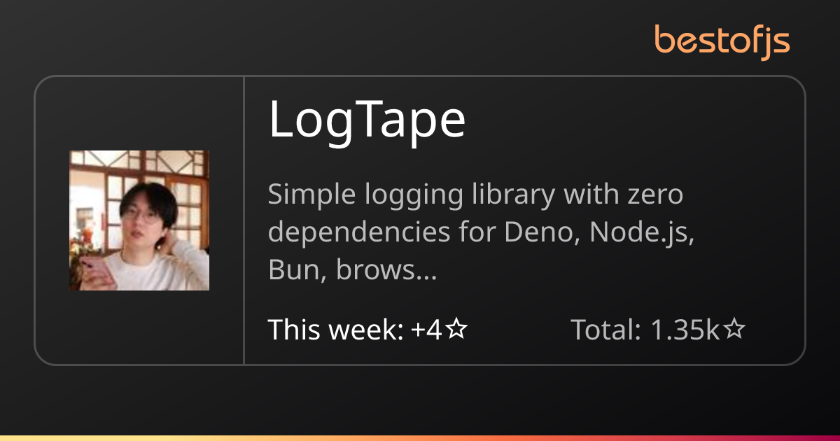 Best of JS • LogTape