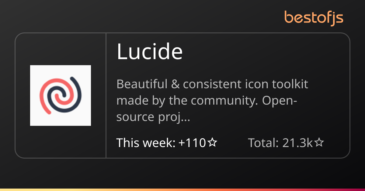 Best of JS • Lucide