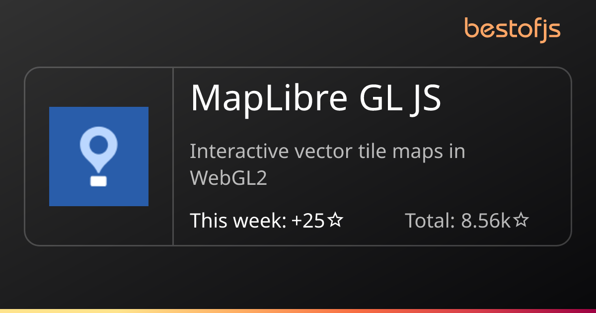 Best of JS • MapLibre GL JS