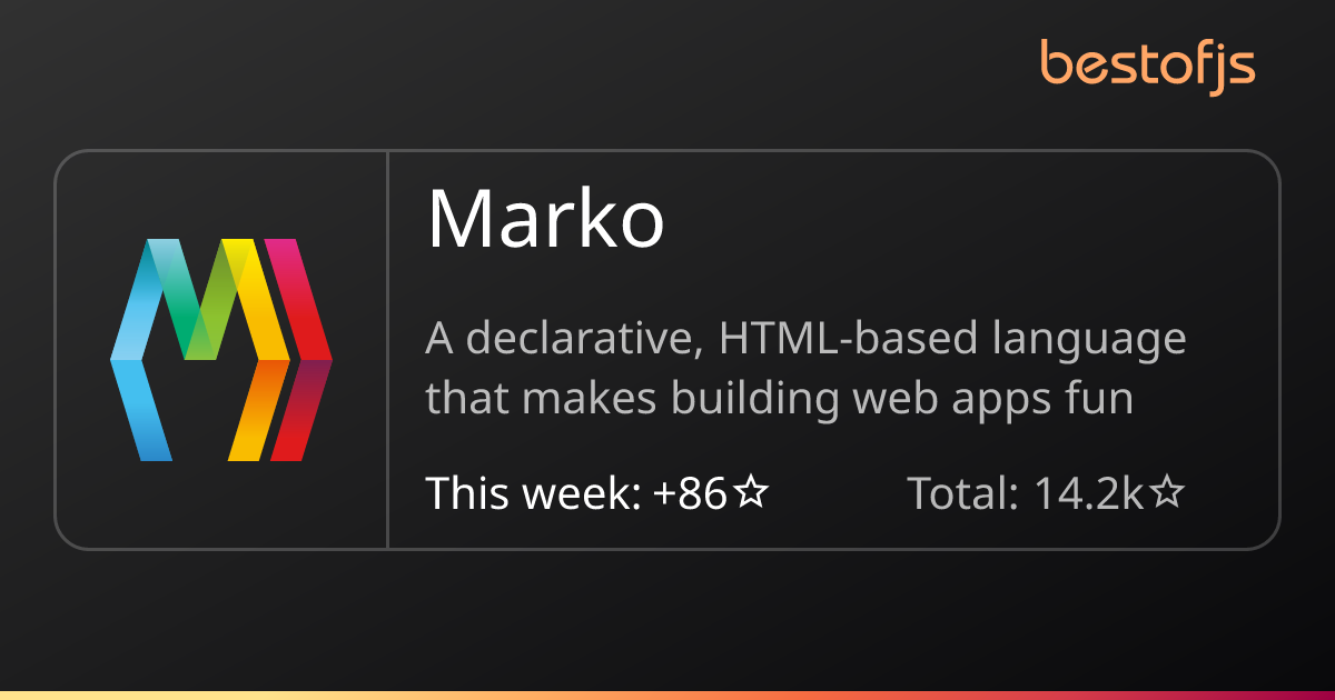 Best of JS • Marko