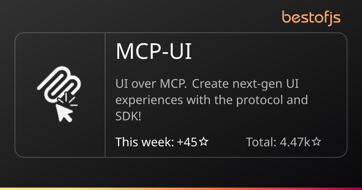 Best of JS • MCP-UI