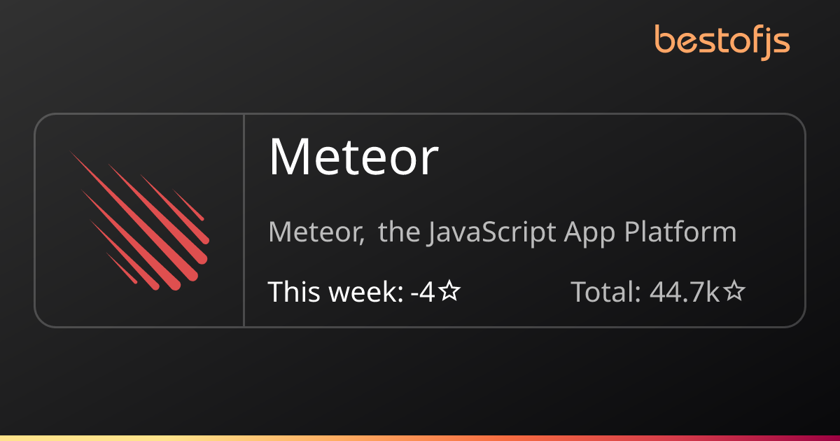 Best of JS • Meteor