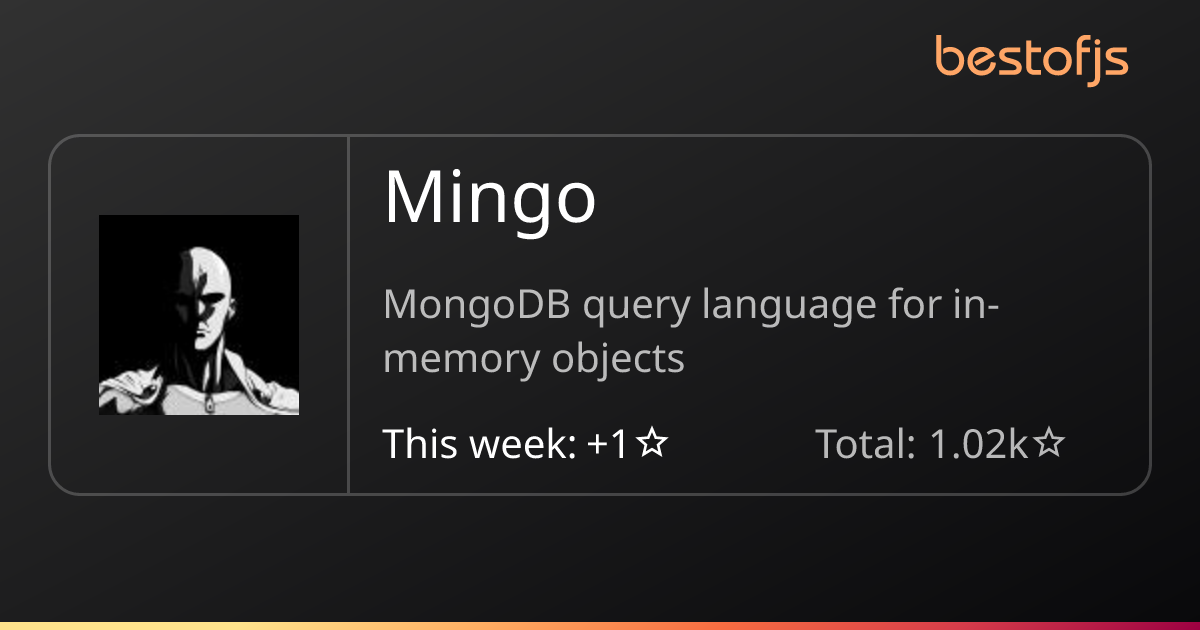 Best of JS • Mingo