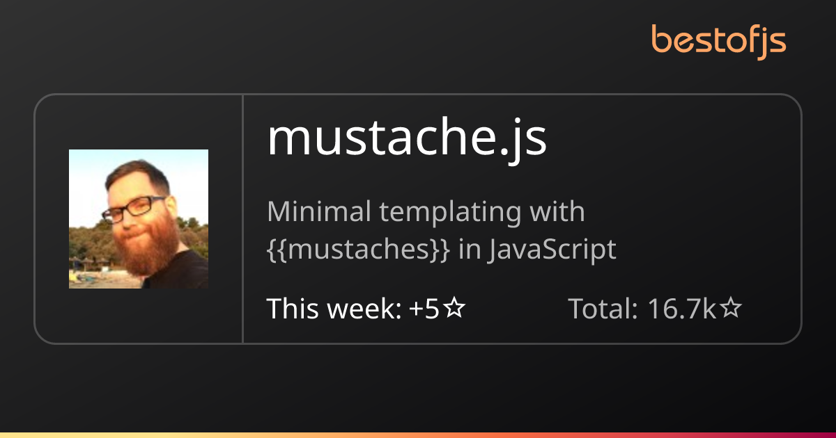 Best of JS • mustache.js