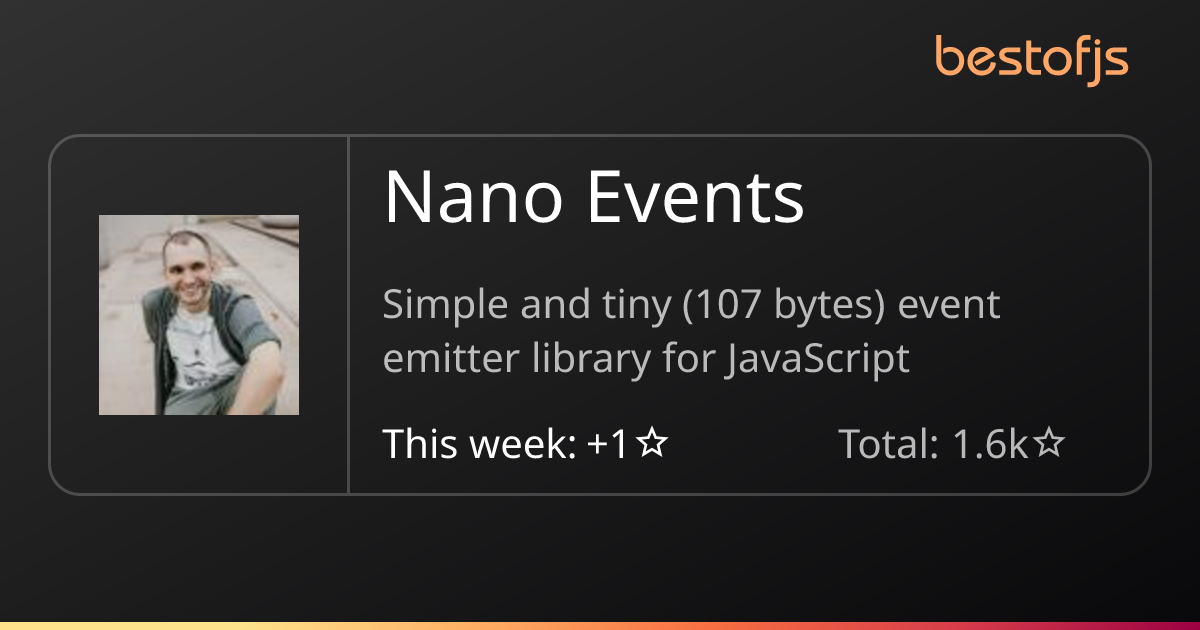 Best of JS • Nano Events