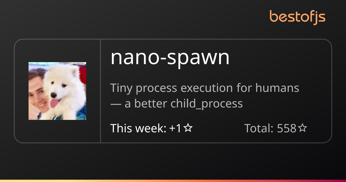 Best of JS • nano-spawn