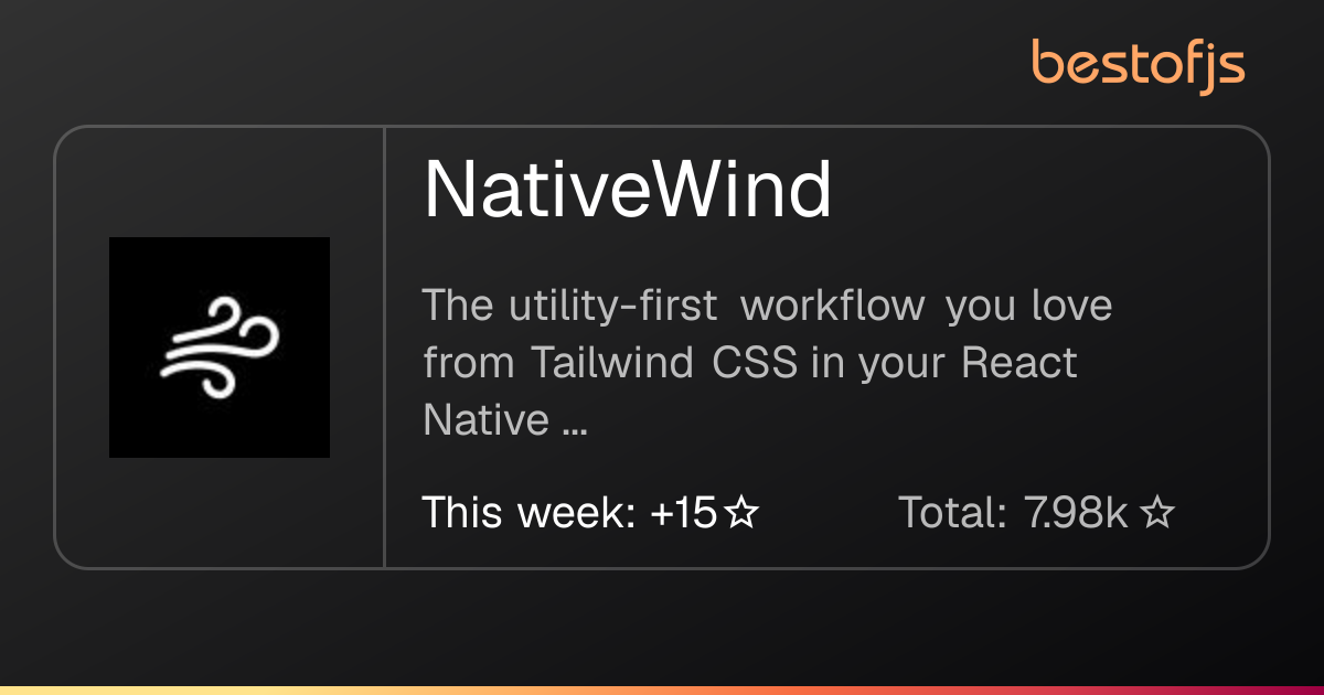 Best of JS • NativeWind