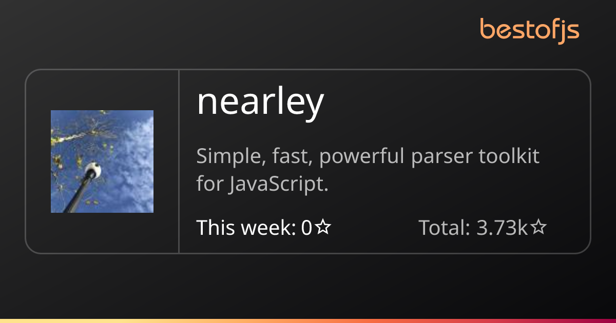 Best of JS • nearley