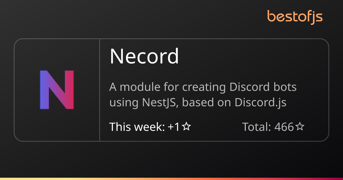 Best of JS • Necord