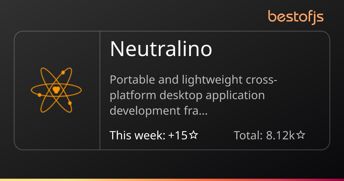 Best of JS • Neutralino