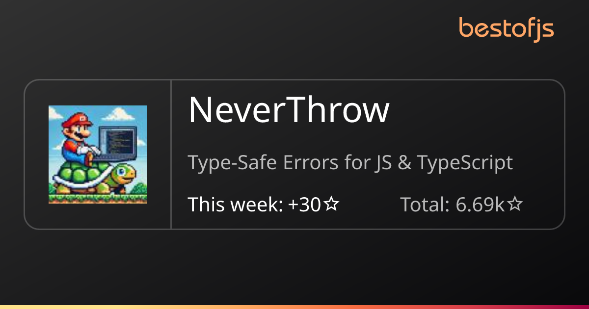 Best of JS • NeverThrow