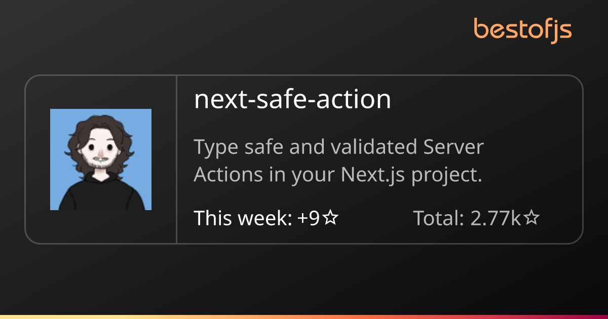 Best of JS • next-safe-action Best of JS • next-safe-action