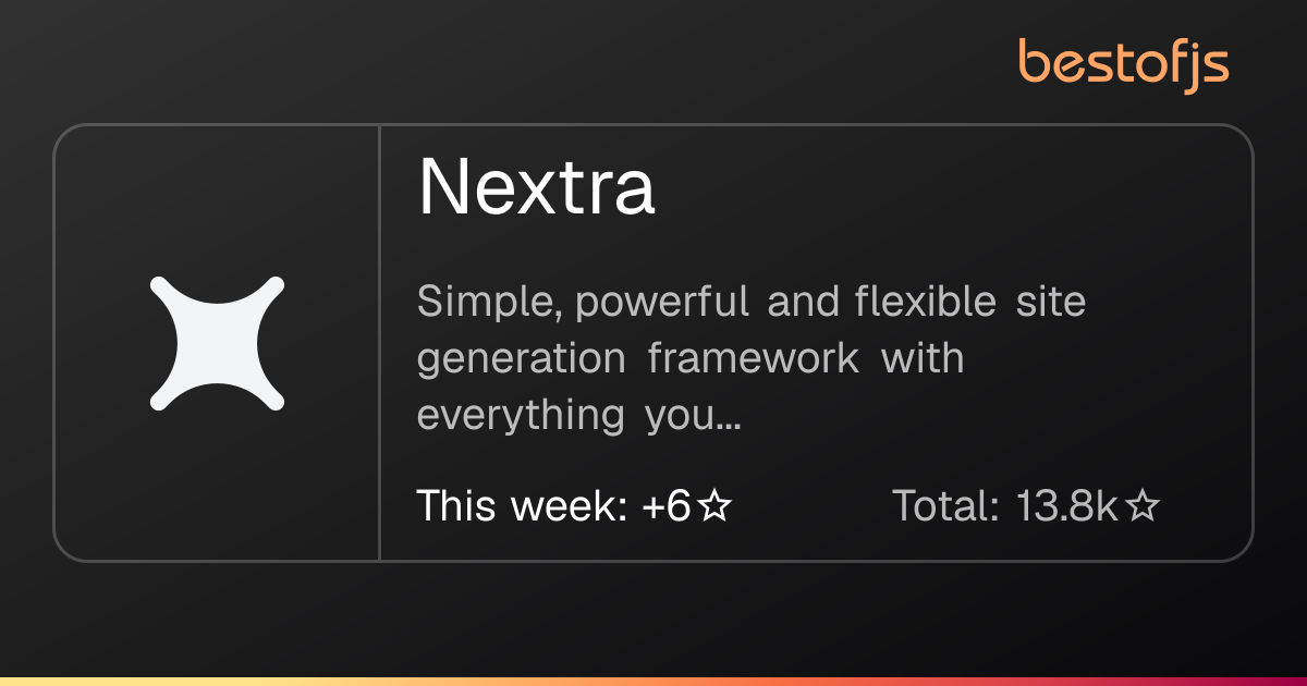 Best of JS • Nextra