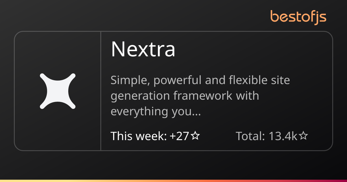 Best of JS • Nextra