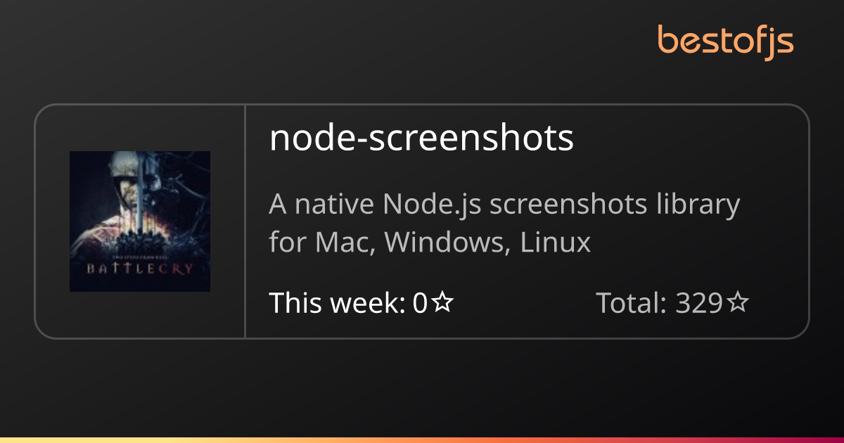 Best of JS • node-screenshots Best of JS • node-screenshots