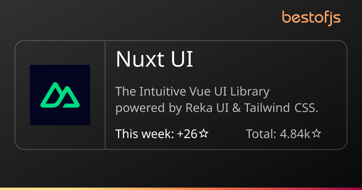 Best of JS • Nuxt UI Best of JS • Nuxt UI