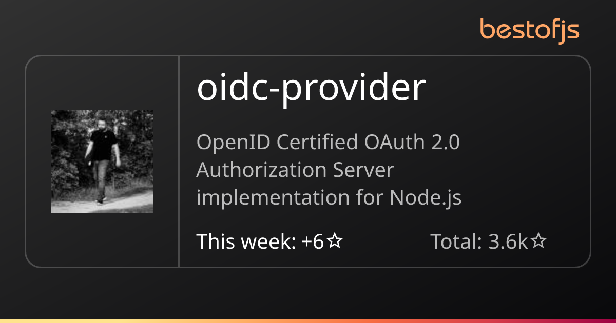 Best of JS • oidc-provider