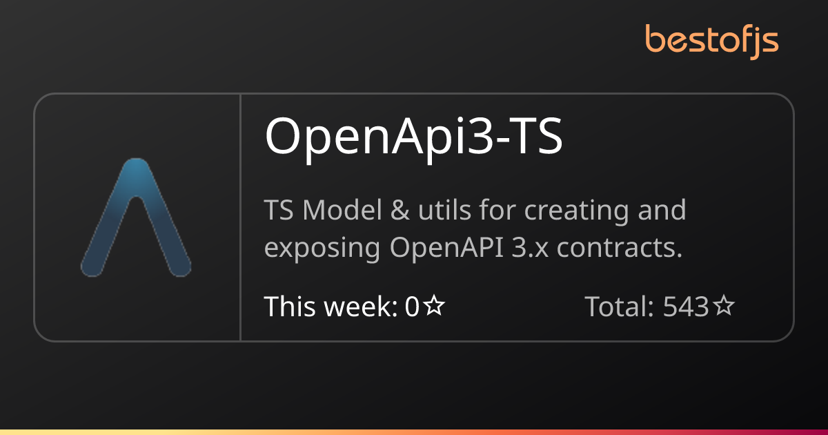 Best of JS • OpenApi3-TS