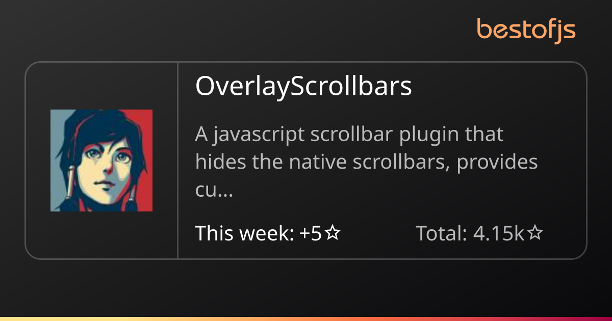 Best of JS • OverlayScrollbars Best of JS • OverlayScrollbars