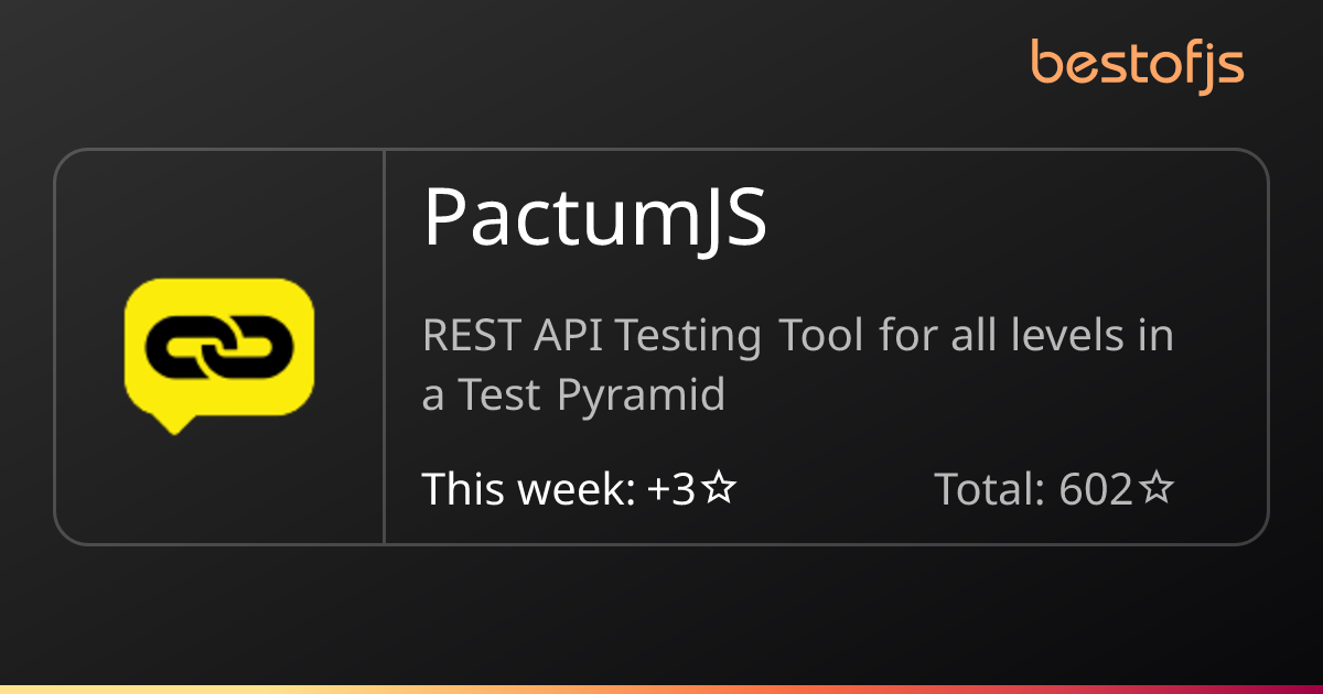 Best of JS • PactumJS