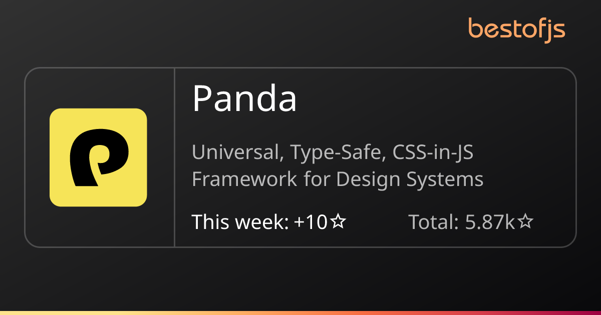 Best of JS • Panda