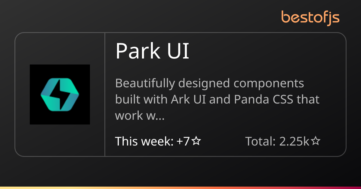 Best of JS • Park UI