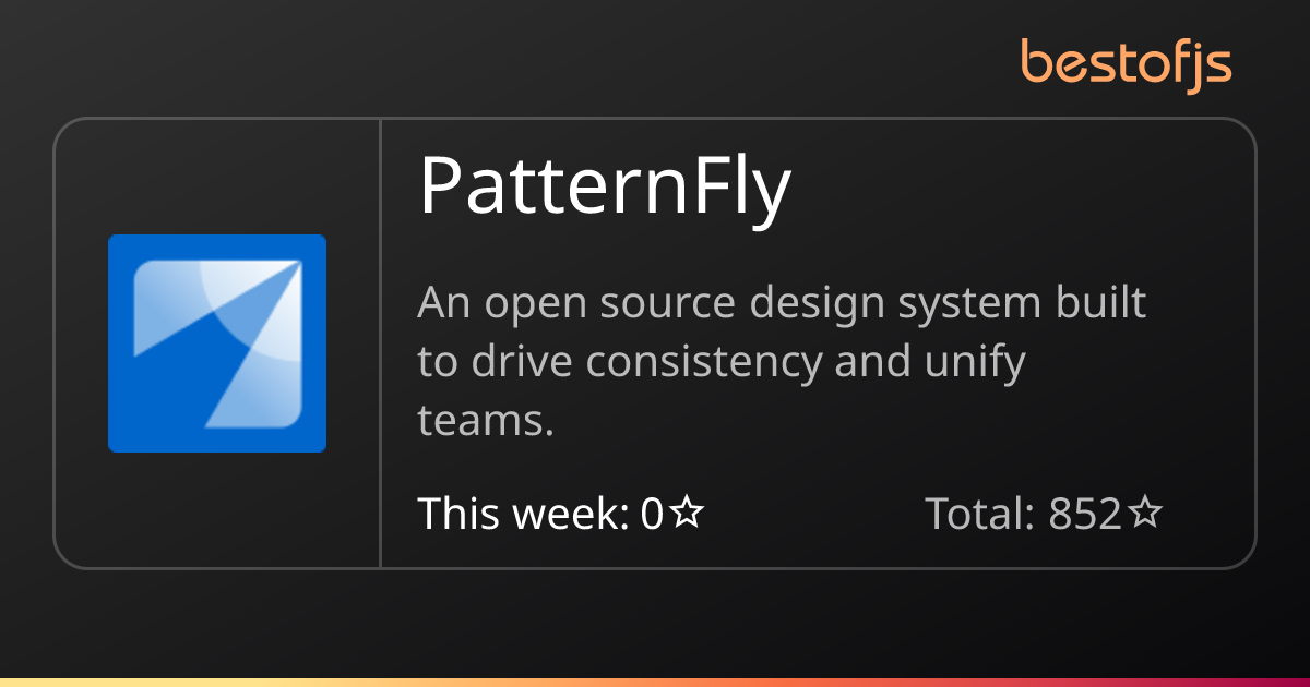 Best of JS • PatternFly