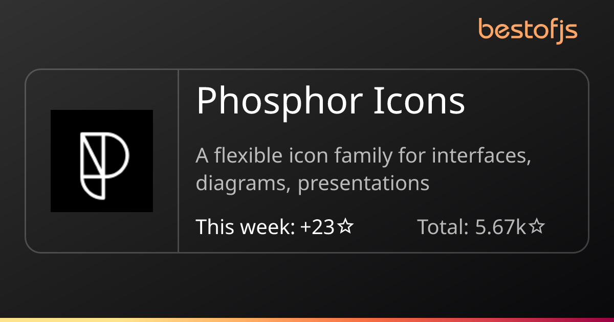Best of JS • Phosphor Icons