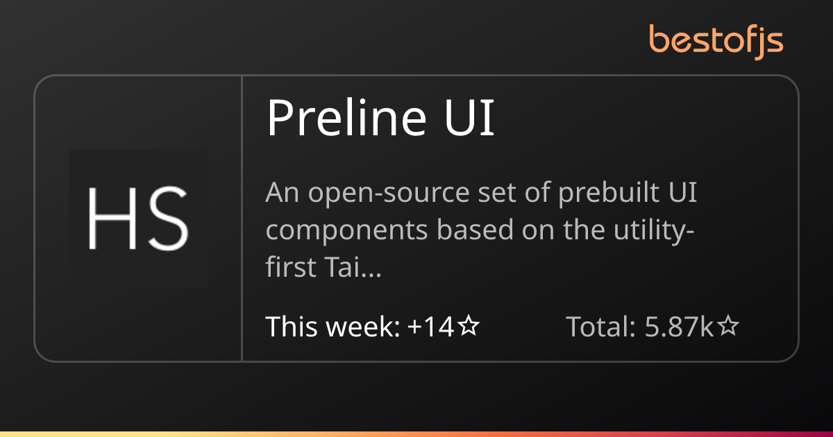 Best Of Js • Preline Ui 