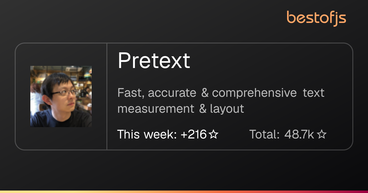 Best of JS • Pretext