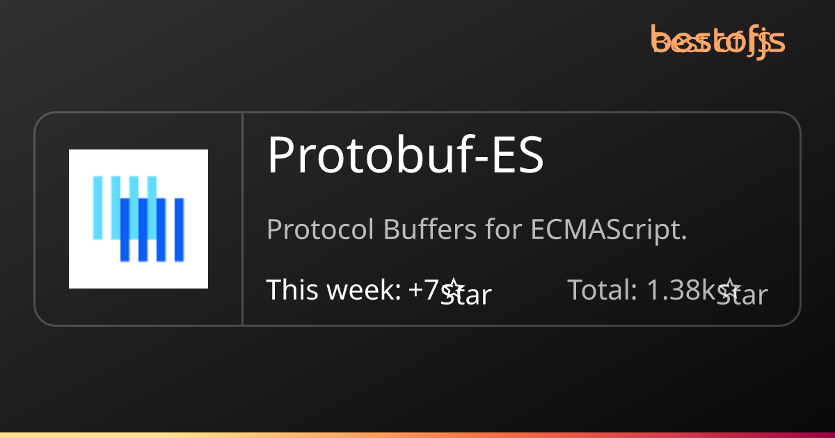 Best of JS • Protobuf-ES Best of JS • Protobuf-ES