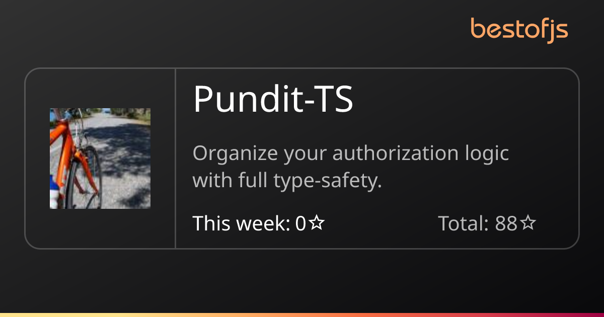 Best of JS • Pundit-TS