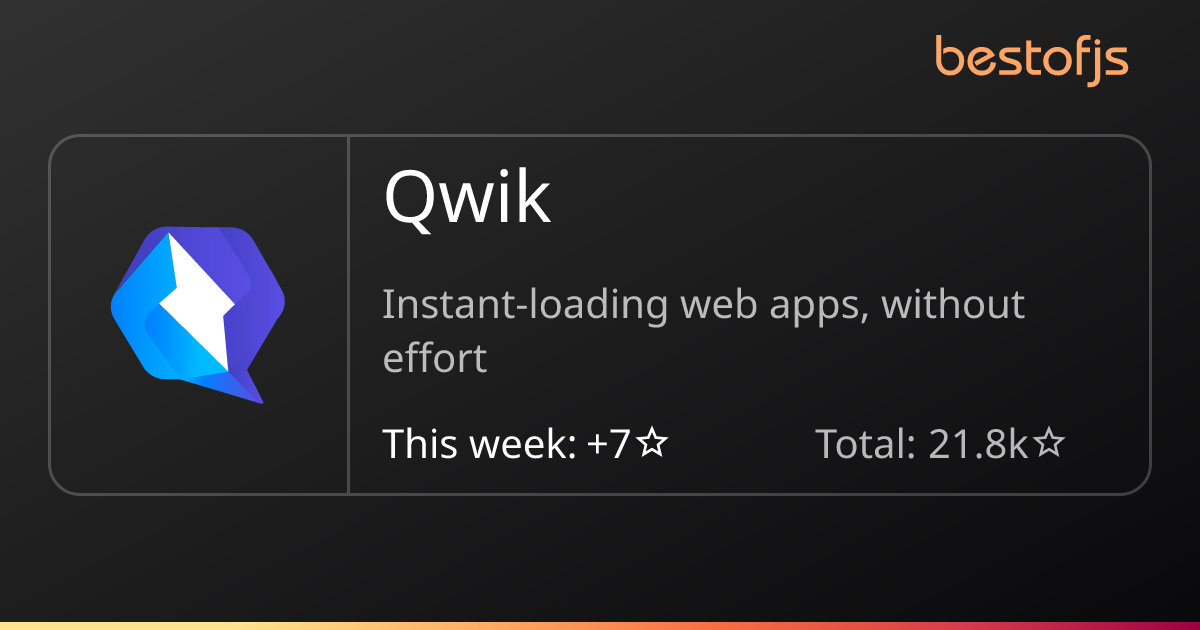 Best of JS • Qwik
