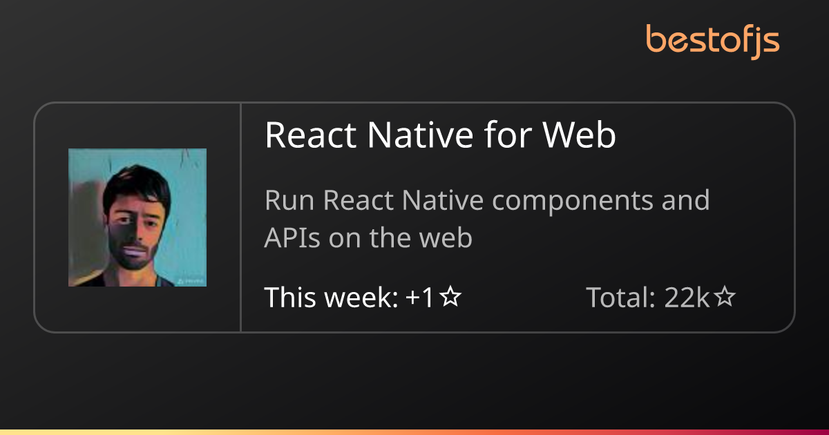 Best Of Js • React Native For Web 