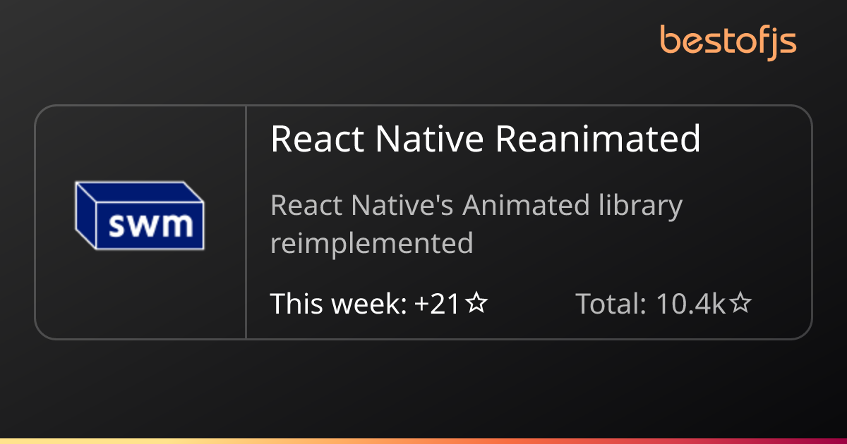 Best of JS • React Native Reanimated
