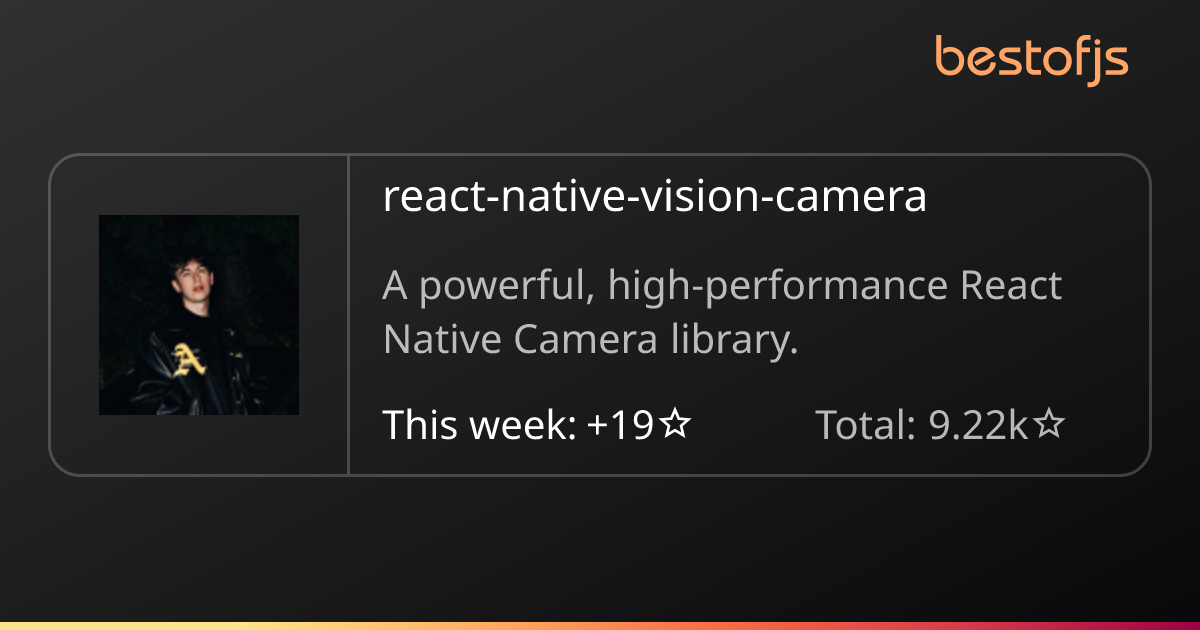 Best of JS • react-native-vision-camera
