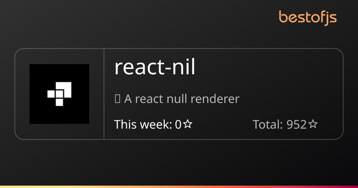 Best of JS • react-nil
