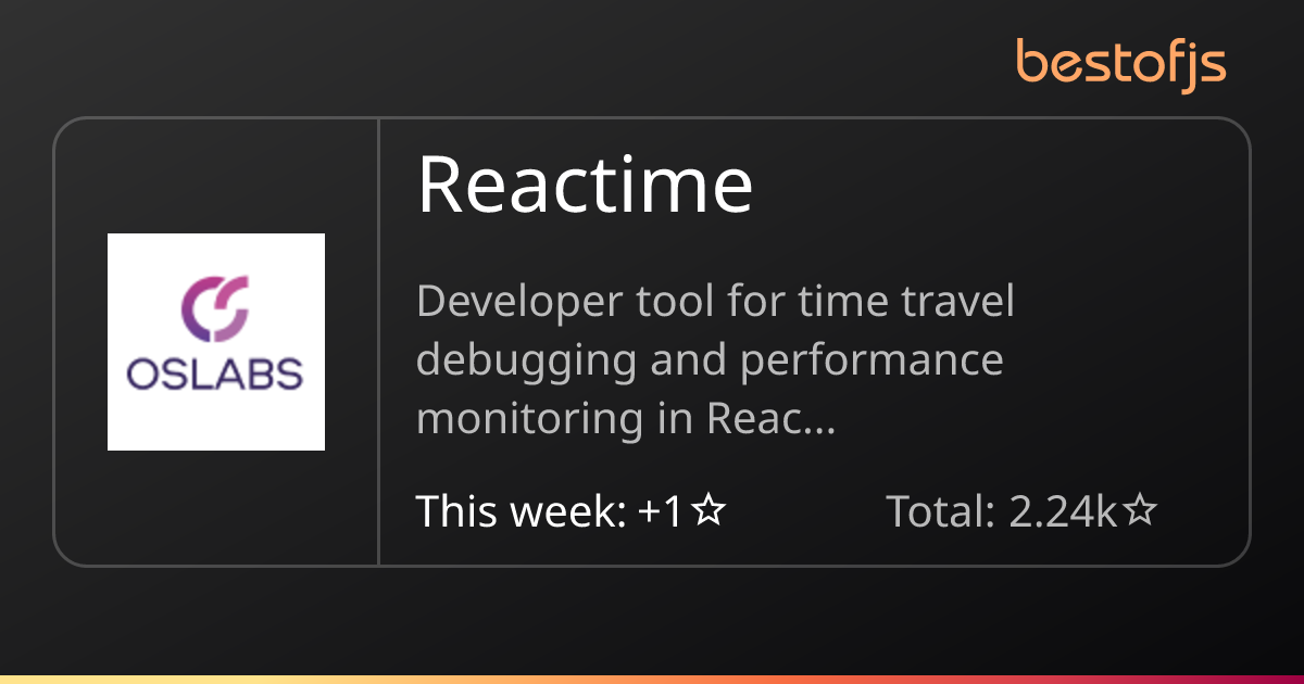 Best of JS • Reactime
